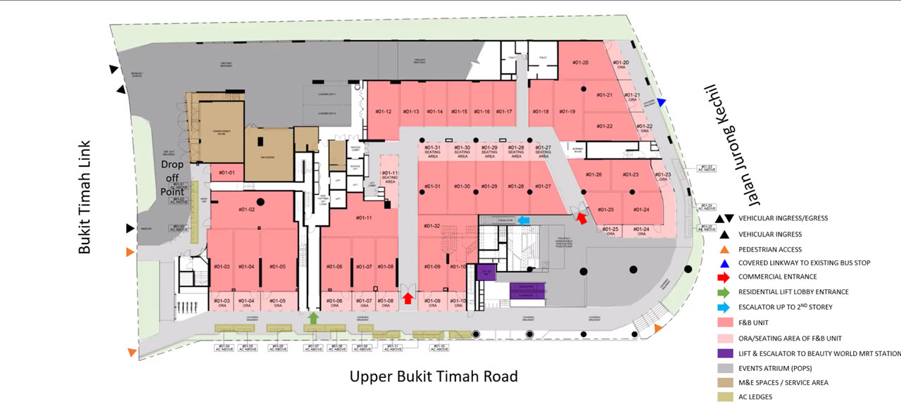 Linq @ Beauty World Facilities and Site Plan - by BBR - 6676 9891 ...